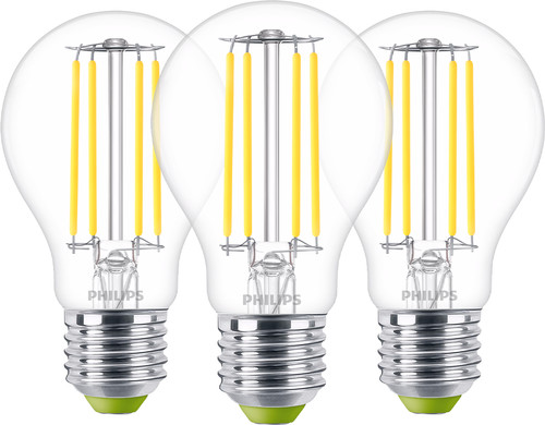 Philips LED Filament Light - 2.3W - E27 - Cool White Light 3-pack ...