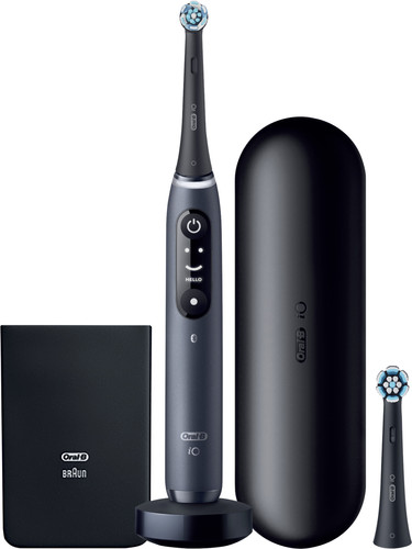 Oral-B iO Series 7w Black with Extra Brush Attachment - Coolblue ...