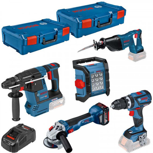 Bosch Professional 5 Toolkit 18V 0615990M2X combiset - Coolblue - Voor ...