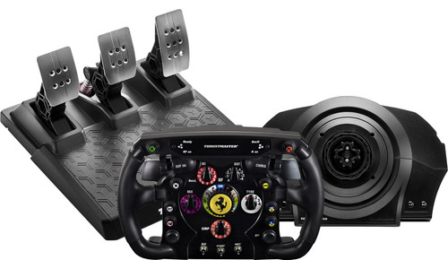 Thrustmaster T300 RS Servo Base + Ferrari F1 Wheel Add-On + T-3PM Pédales - Coolblue - avant 23: ...