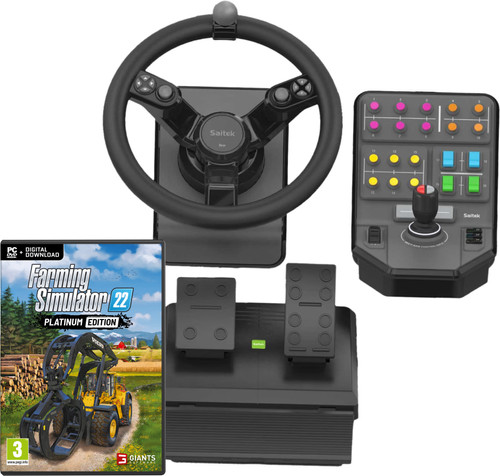Farming Simulator 22 Platinum Edition PC + Saitek Farm Sim Controller ...