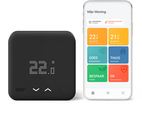 Tado Smart Thermostat Multi-Zone Black (expansion) - Coolblue - Before ...
