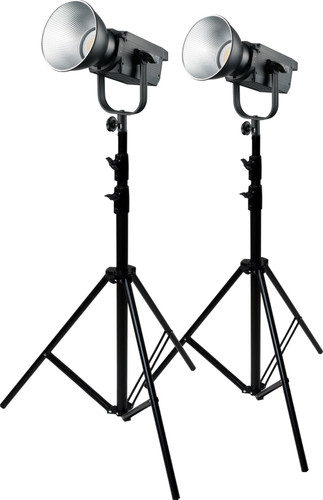 Nanlite FS-150 Led Spot Light (2x) + Ledgo LG-LS280 Trépied d'Éclairage ...