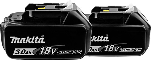 Makita BL1830B LXT 18V 3,0 Ah Accu 2-pack - Coolblue - Voor 23.59u, morgen in huis