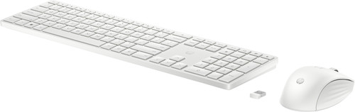 HP 650 Draadloos Toetsenbord en Muis set Wit Azerty - Coolblue - Voor 23.59u, morgen in huis