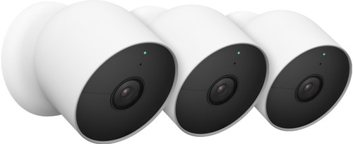 Google Nest Cam 3-pack - Coolblue - Voor 23.59u, morgen in huis