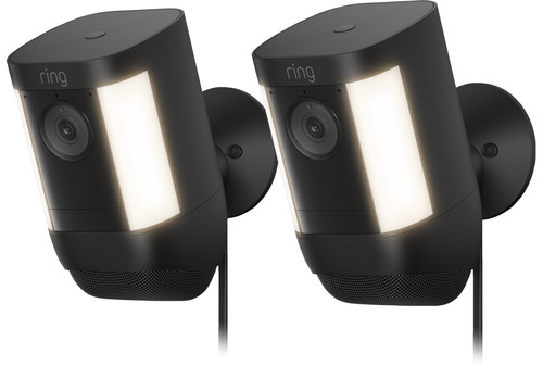 Ring Spotlight Cam Pro - Plug In - Black - 2-pack - Coolblue - Before ...