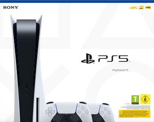 Sony PlayStation 5 + Extra Controller White - Coolblue - Before 23:59 ...