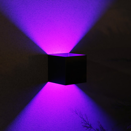 Hombli slimme muurlamp voor binnen en buiten - zwart - Coolblue ...