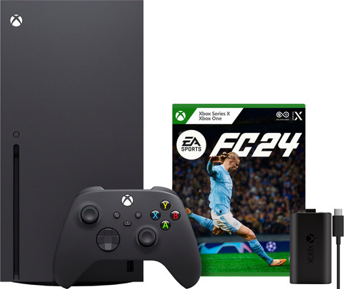 Xbox Series X + EA Sports FC 24 + Play & Charge Kit - Coolblue - Before ...