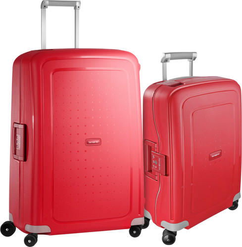 Samsonite S'Cure Spinner 75cm Crimson Red Duo Kofferset - Coolblue ...