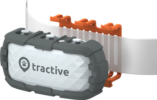 Tractive GPS Tracker Dog XL Adventure Grey - Coolblue - Before 23:59 ...