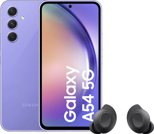 Samsung Galaxy A54 128GB Purple 5G + Samsung Galaxy Buds FE Black ...