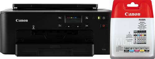 Canon PIXMA TS705a + 1 set extra inkt - Coolblue - Voor 23.59u, morgen ...