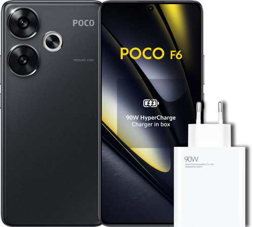 POCO F6 512GB Zwart 5G - Coolblue - Voor 23.59u, morgen in huis