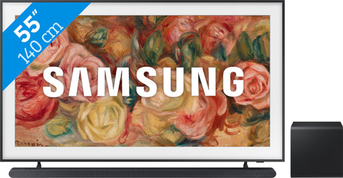 Samsung The Frame 55LS03D (2024) + Samsung HW-S800D Zwart | Coolblue ...
