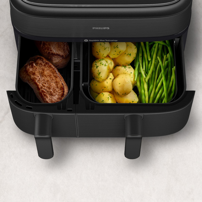 Philips 5000 Series Dual Basket NA550/00 | Coolblue | Friteuses