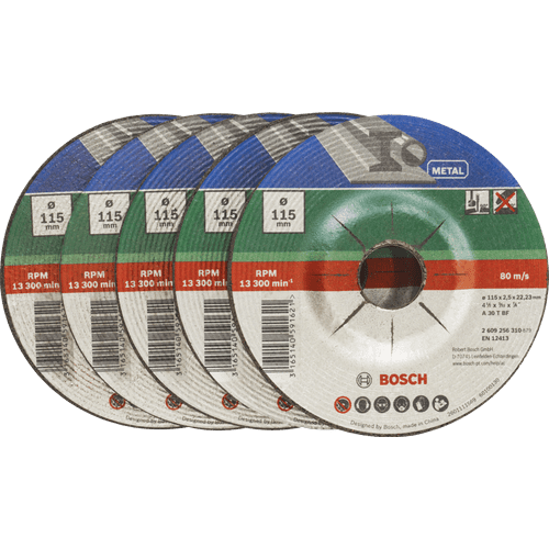 Bosch Slijpschijf Metaal 125 mm 5 stuks - Coolblue - Voor 23.59u ...