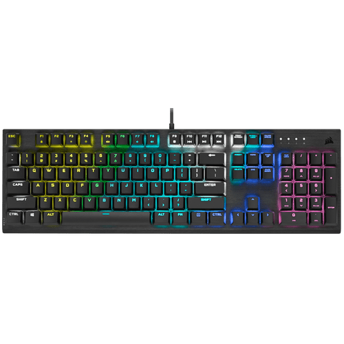 Corsair K60 PRO Red LED Mechanisch Gaming Toetsenbord Cherry MX Viola ...