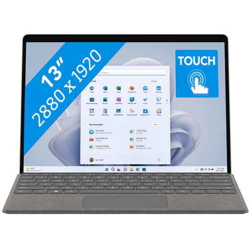 Microsoft Surface Pro 8 - Intel Core i5/8/512 (Platinum) - Coolblue ...